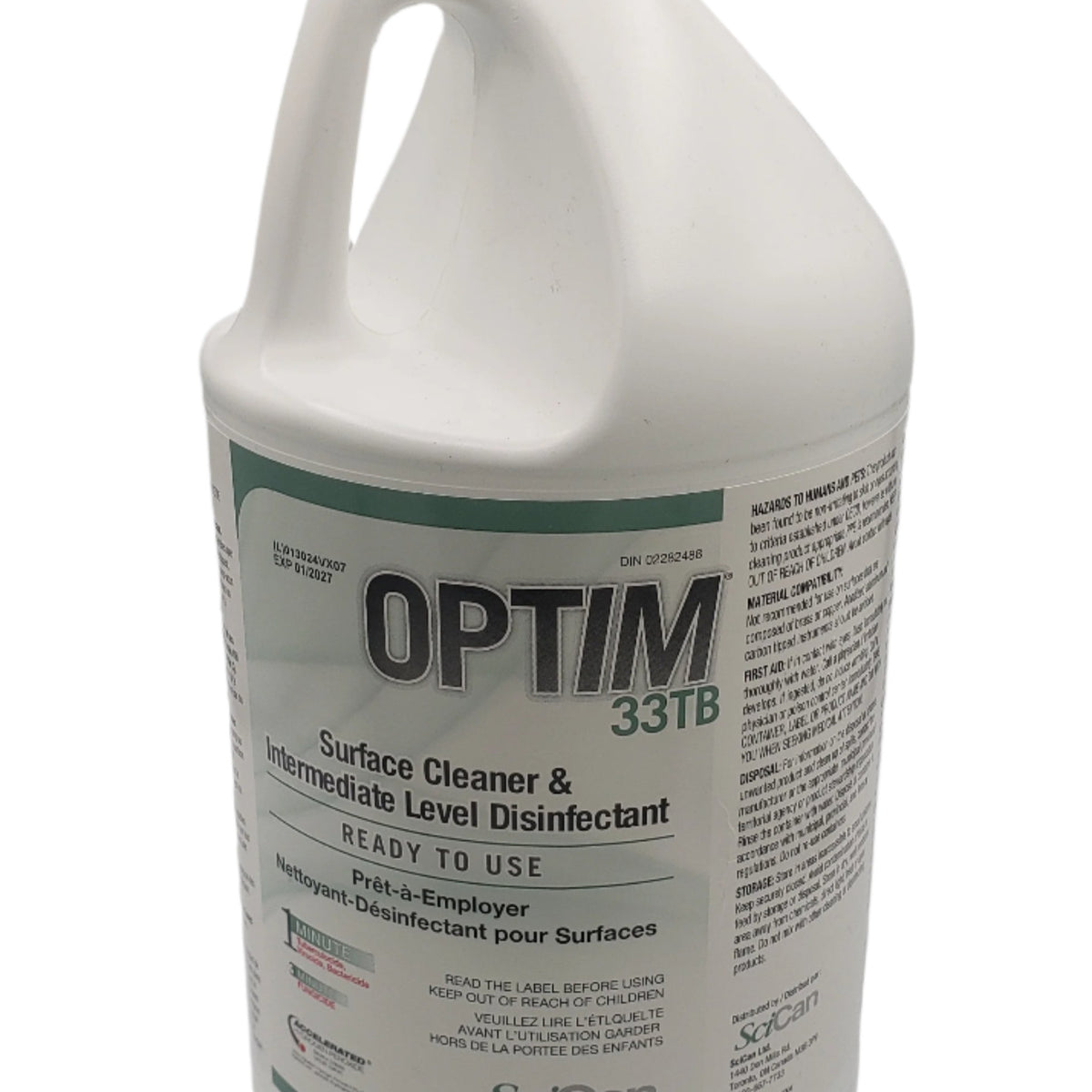 OPTIM 33TB RTU Surface Cleaner & Intermediate Level Disinfectant