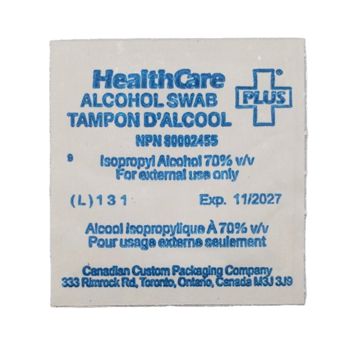 Healthcare Plus Alcohol Prep Pad Medium
