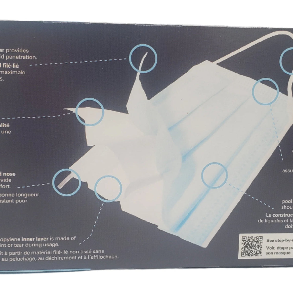 Medicom SafeMask Architect Level 3 Mask Blue-Made in Canada