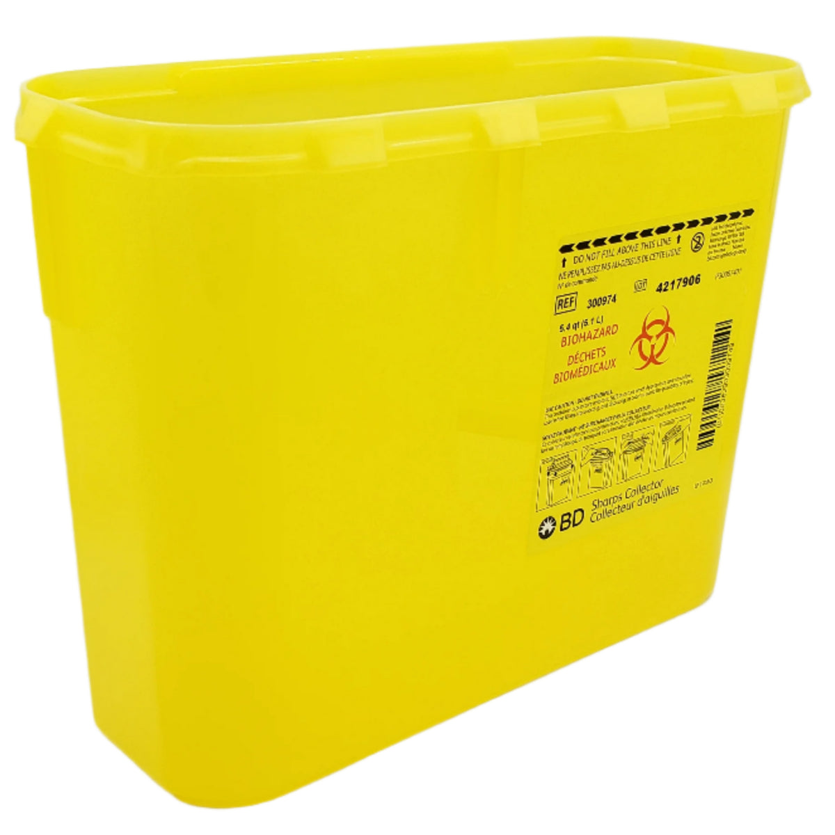 BD Sharps Container 5.1L Yellow
