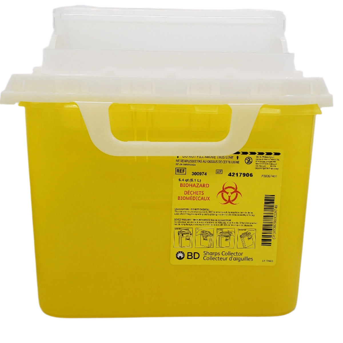 BD Sharps Container 5.1L Yellow