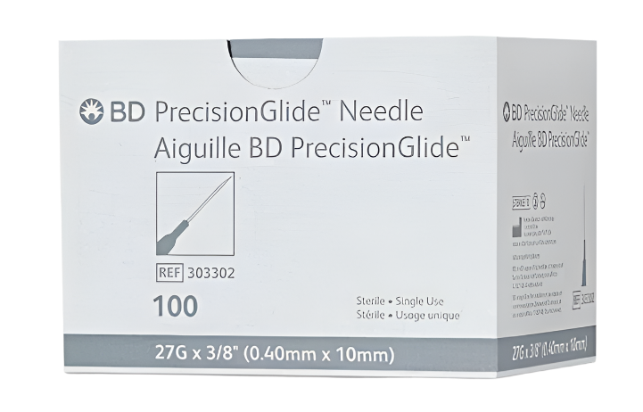 27G x 3/8" BD PrecisionGlide Needle with Intradermal Bevel