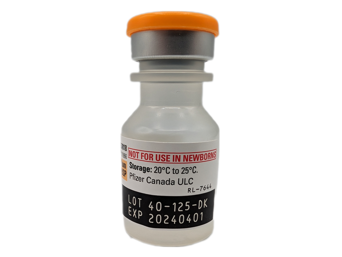 Saline 0.9% Bacteriostatic 10ml Vial - Canadian Medical Supply