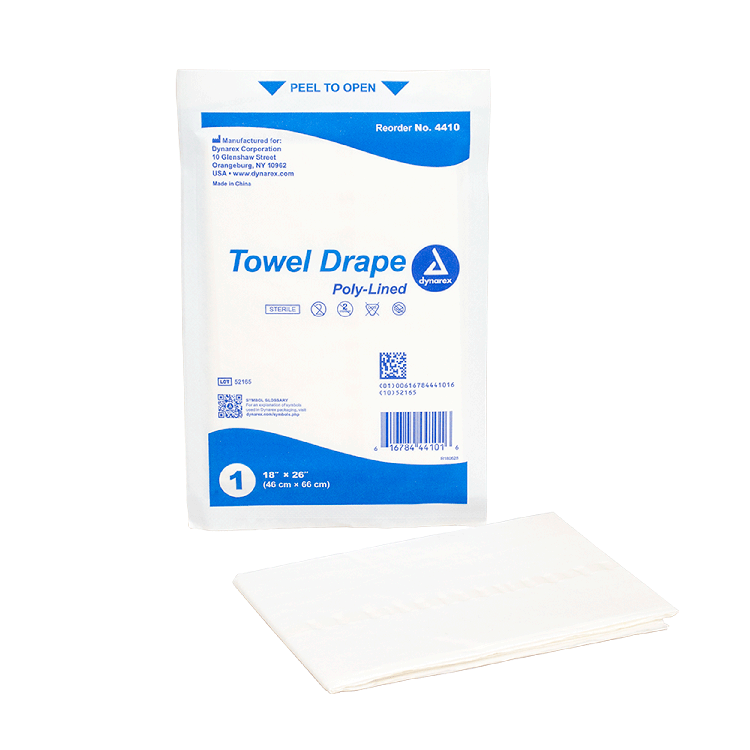 Dynarex Sterile Drape 18" x 26" Non Fenestrated