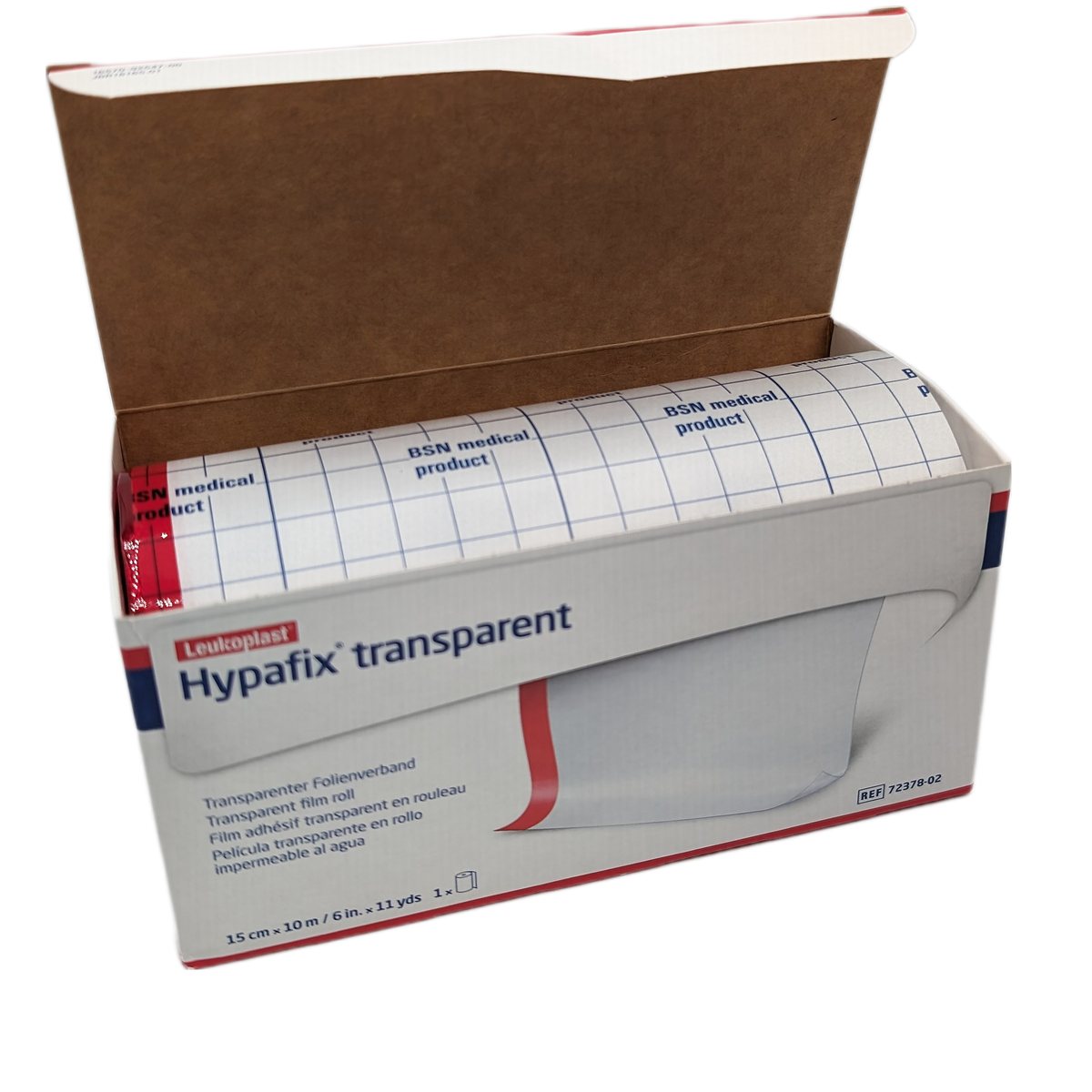 Hypafix Transparent Bandage 6 in x 11 yd 15cm x 10m