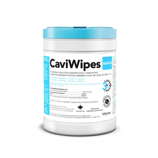 CaviWipes™ Bleach Disinfecting Towelettes | Hospital-Grade | Case of 12 ...