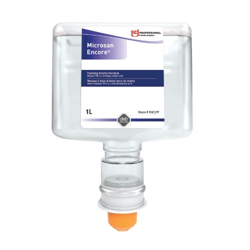 Microsan Encore® Hand Sanitizer, Foaming Alcohol, for Touch-Free Dispe