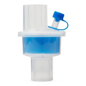 Medline HME Filter For Anesthesia Circuit w/ Port BV filter High Effic