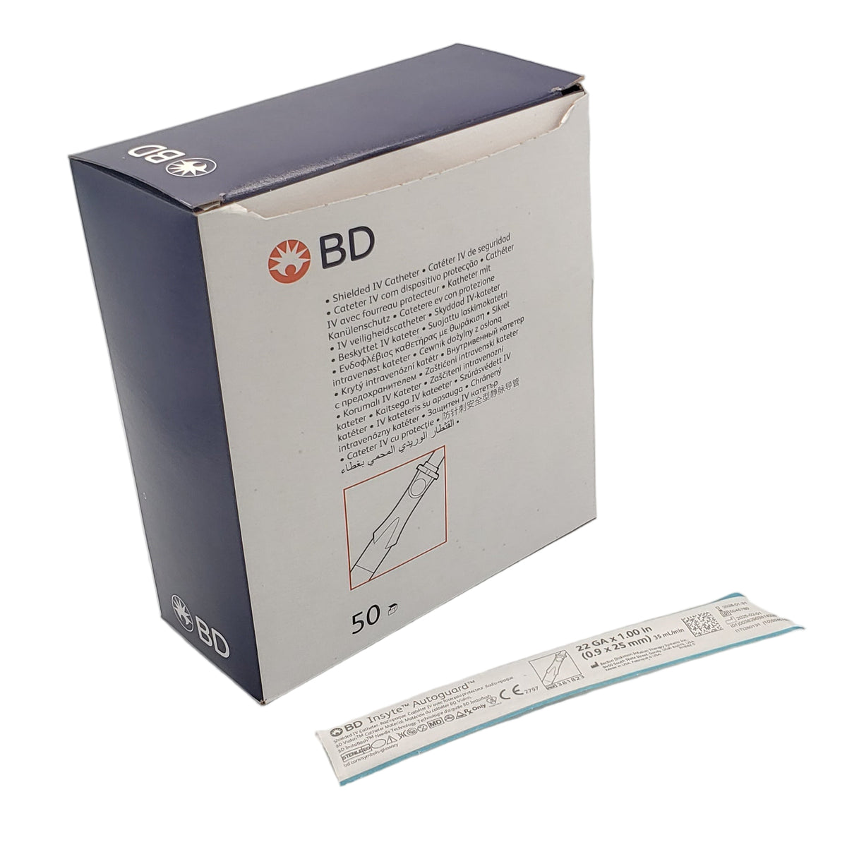 BD 381823 Insyte Autoguard 22G x 1" Catheter