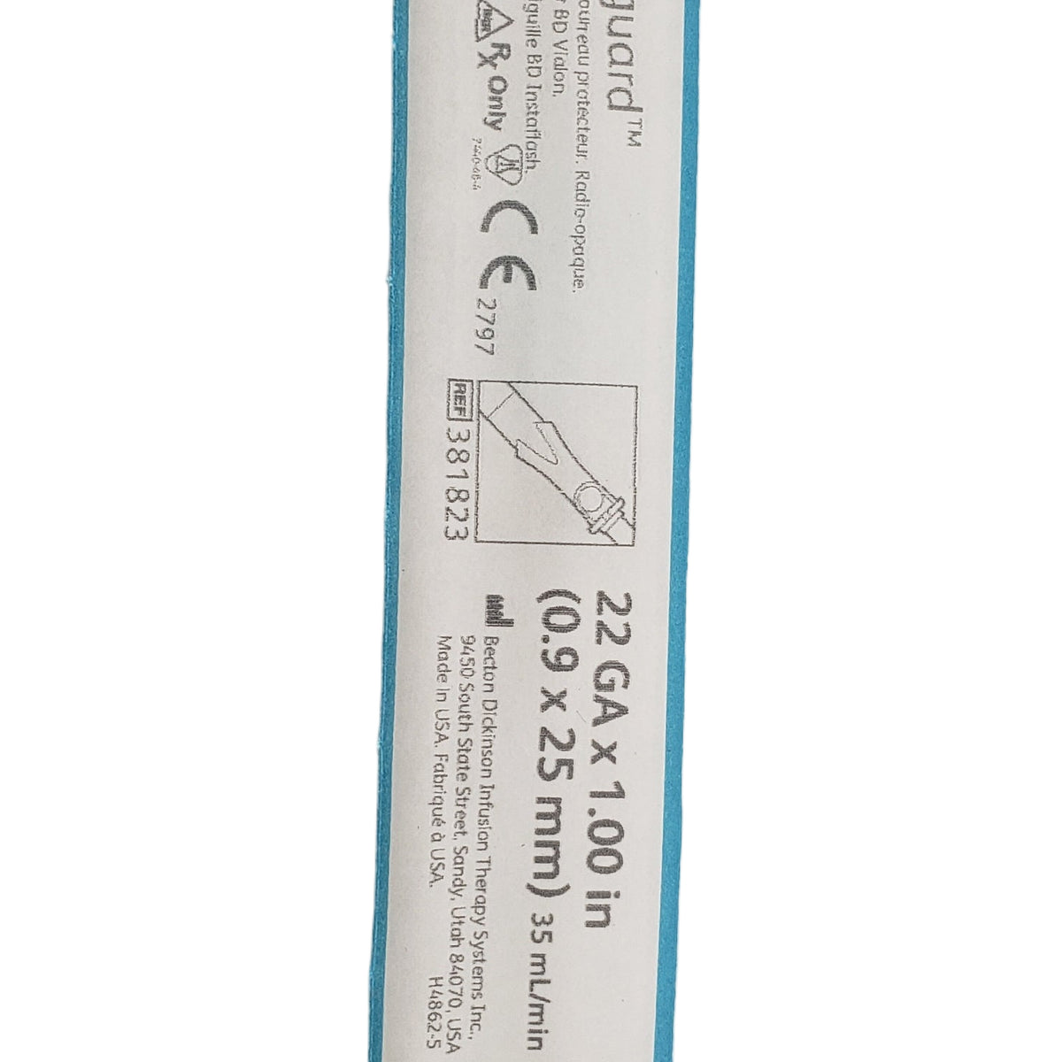 BD 381823 Insyte Autoguard 22G x 1" Catheter