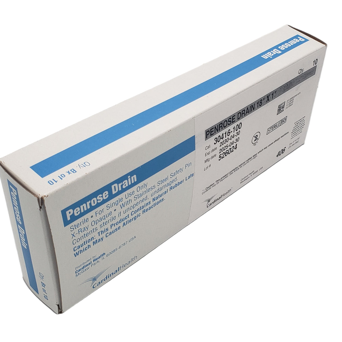 Cardinal Health™ Penrose Surgical Wound Drain 18" x 1"