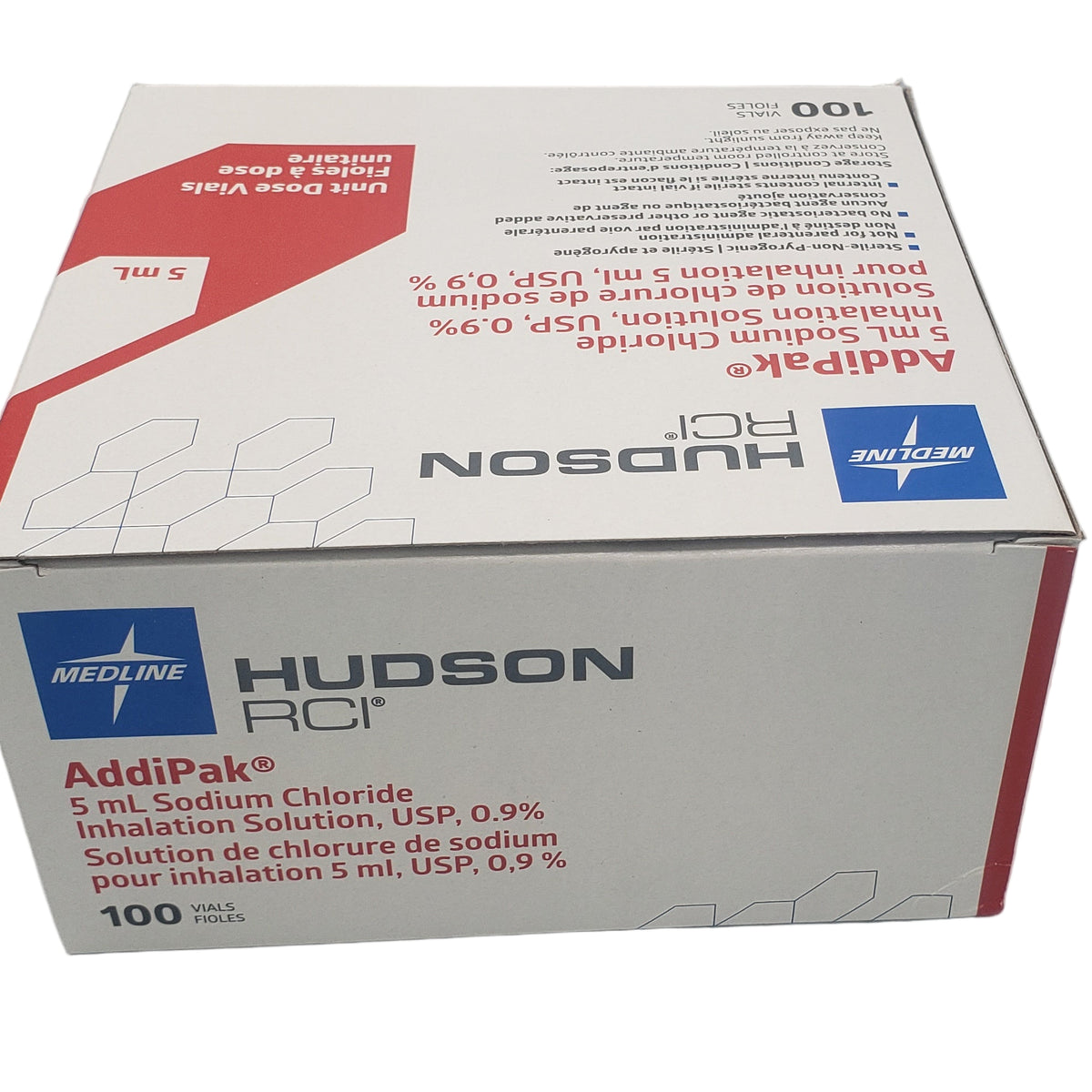 AddiPak 200-59C 5mL Sodium Chloride Inhalation Solution, USP, 0.9% Box