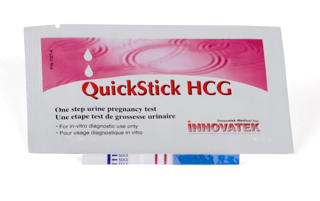 Quickstick HCG Pregnancy Test Individually Wrapped