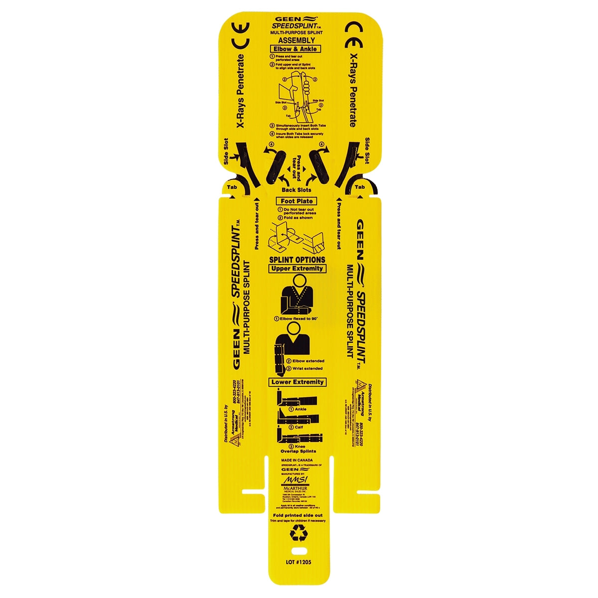 Speed Splint Multipurpose 10 Splints / Box