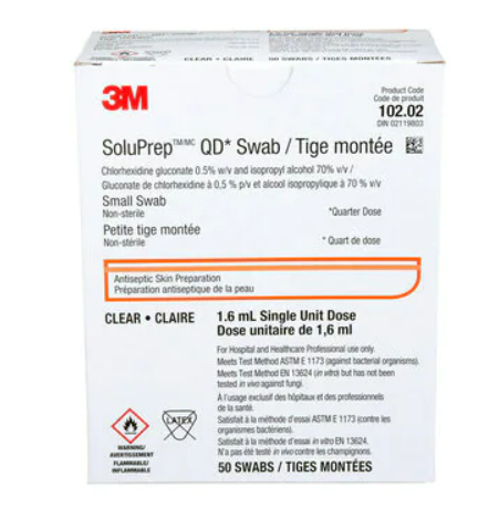 3M SoluPrep Swabstick REF 102.02
