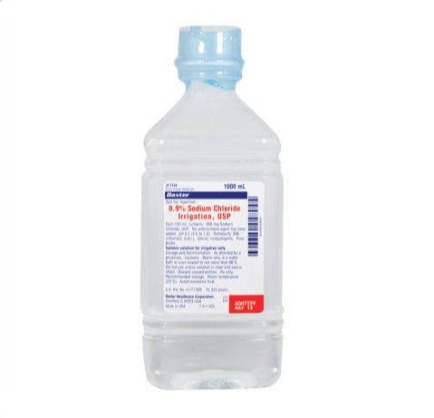 USP Normal Saline Solution 1000ml for Wound Irrigation