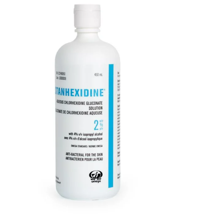 Stanhexidine Blue Chlorhexidine Gluconate 2%